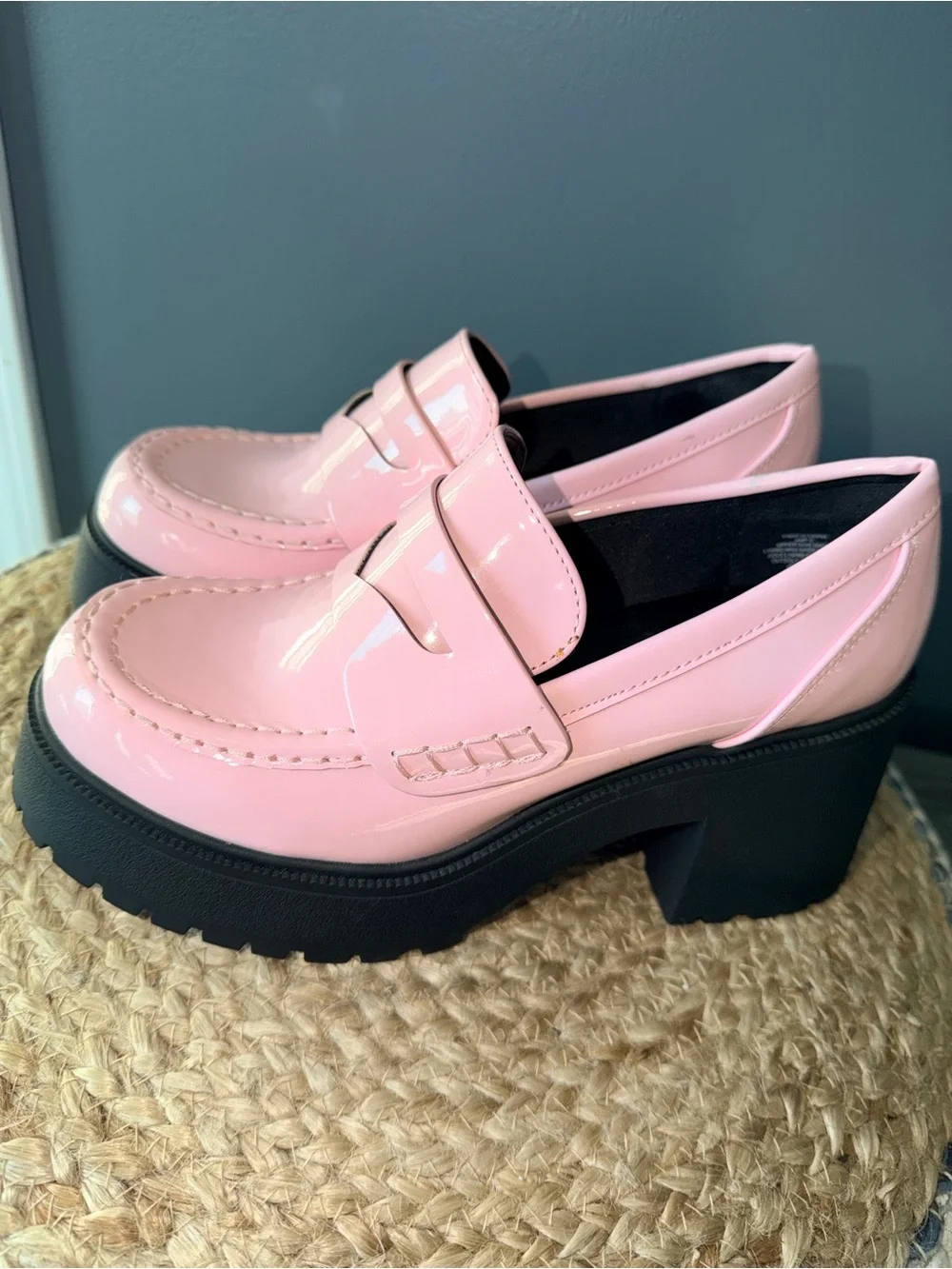 Soda | Shoes | Soda Penny Loafer Platform Shoes Pink | Poshmark